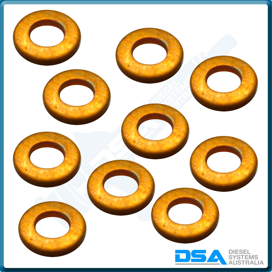 15204 Aftermarket Copper Injector Washer (14x7.2x2mm) {PKT-10} — Diesel ...